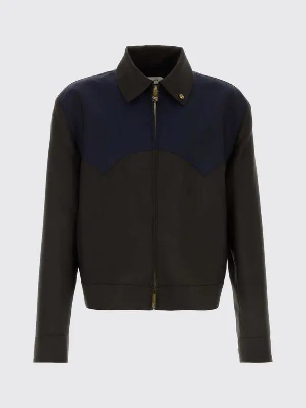 Versace Bi Wool Blend Bomber Jacket