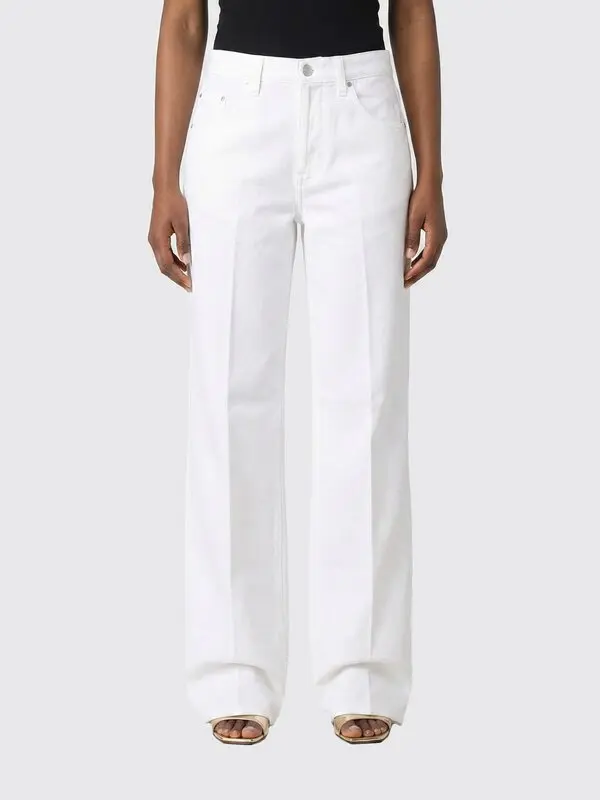 DONDUP 5-pocket Cotton Denim Jeans - White