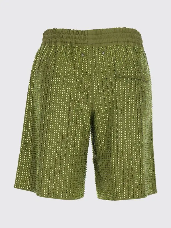 VENUJA Knee-length Shorts With Rhinestone Embroidery