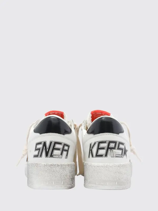 GOLDEN GOOSE Low Top Sneakers With Leopard Star Detail
