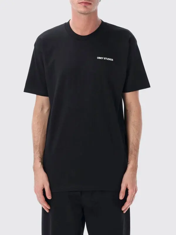 Obey Printed Cotton T-shirt