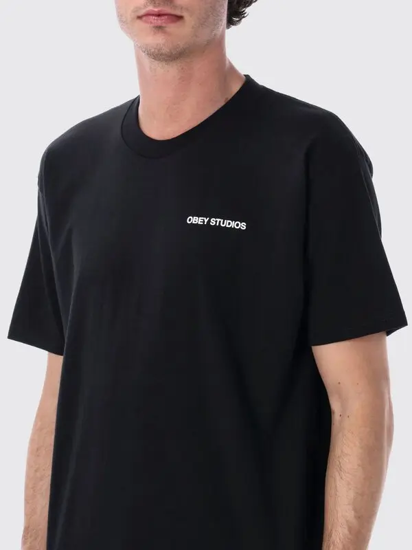 Obey Printed Cotton T-shirt