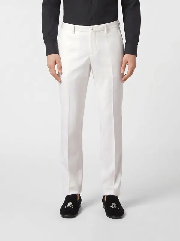 Philipp Plein Twill Chino Trousers