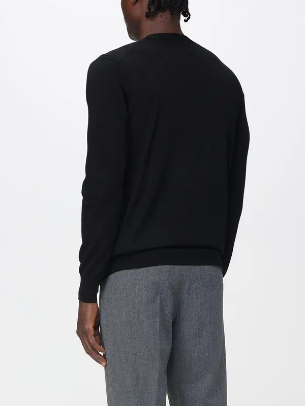 PAOLO PECORA Crew Neck Jumper - Black