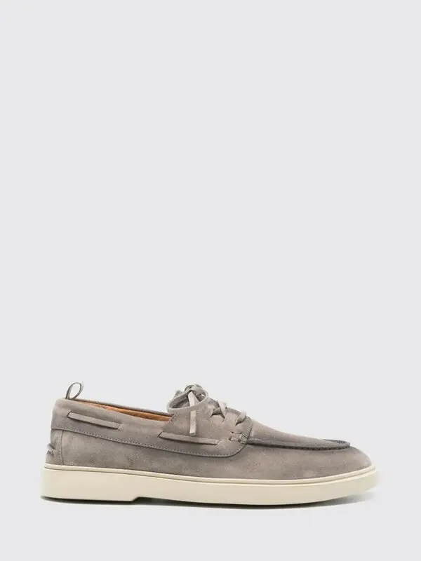 Officine Creative Bones 013 Suede Boat Loafers