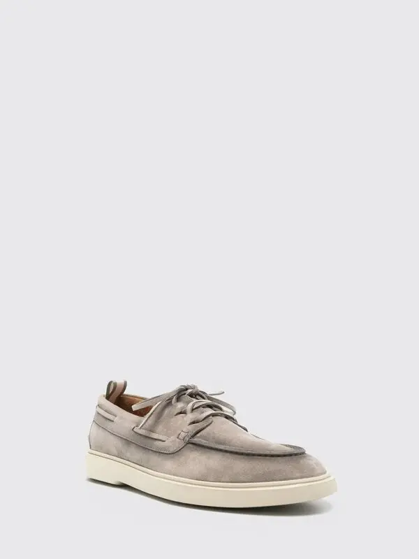 Officine Creative Bones 013 Suede Boat Loafers