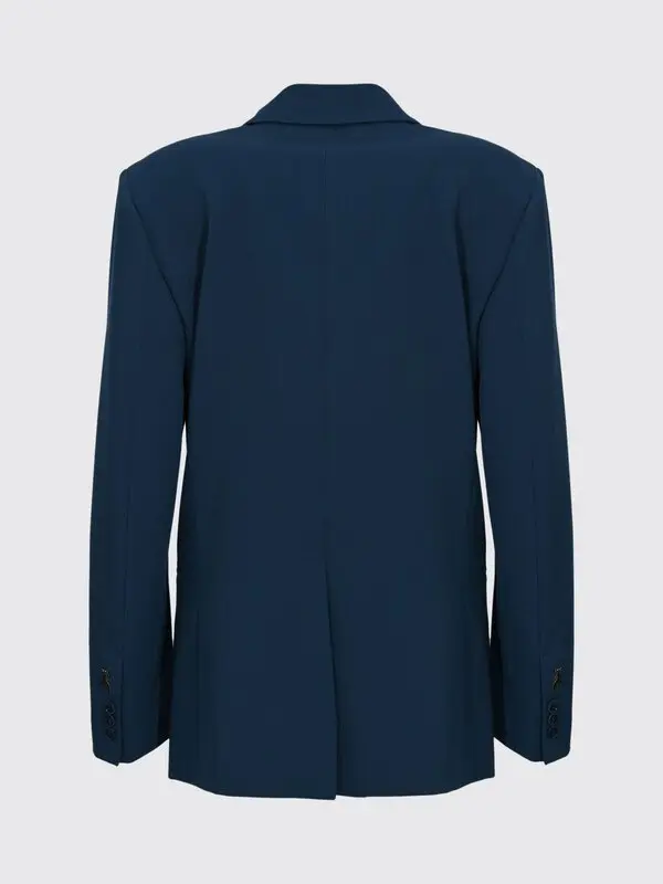 Patrizia Pepe Double-breasted Viscose Blend Blazer