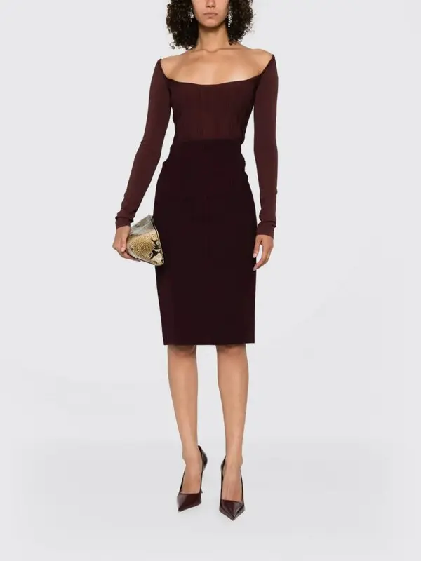 MUGLER Midi Skirt