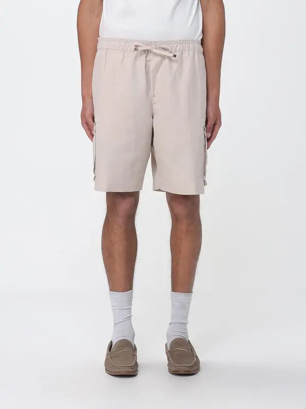 Brunello Cucinelli Linen And Cotton Shorts - Beige