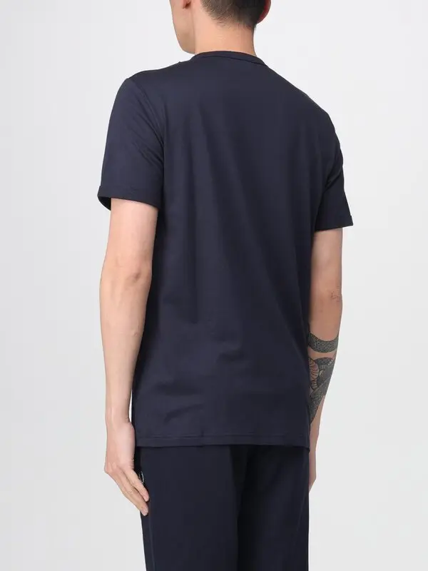 Fred Perry Cotton T-shirt With Mini Logo - Blue 1