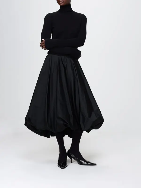 Balenciaga Silk Blend Balloon Skirt