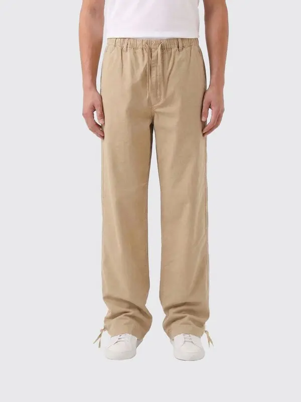FERRAGAMO Cotton And Silk Wide-leg Trousers With Drawstring