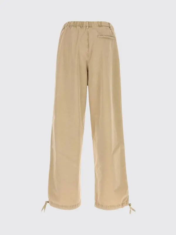 FERRAGAMO Cotton And Silk Wide-leg Trousers With Drawstring
