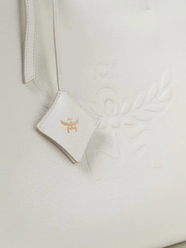 Mcm Embossed Tote Bag