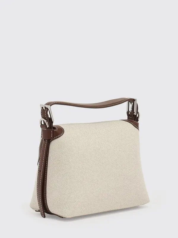 Orciani Canvas And Leather Nana Bag