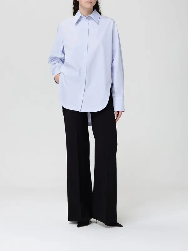 Sportmax Classic Cotton Poplin Shirt - Grey