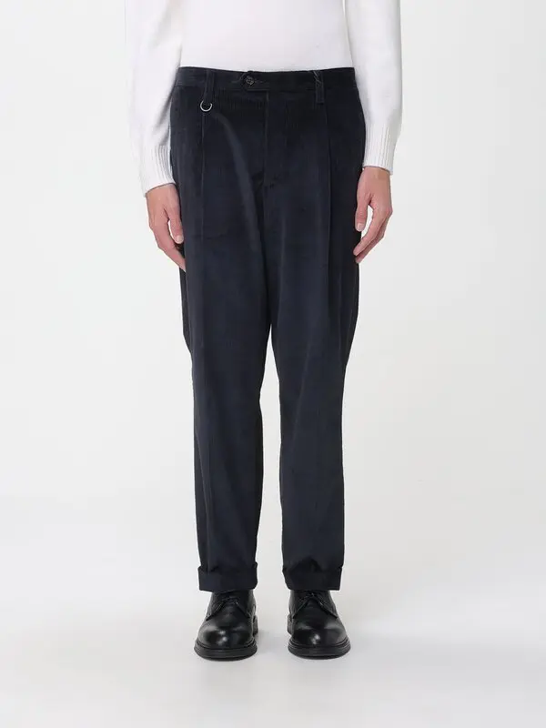 PAOLO PECORA Tailored Trousers - Blue