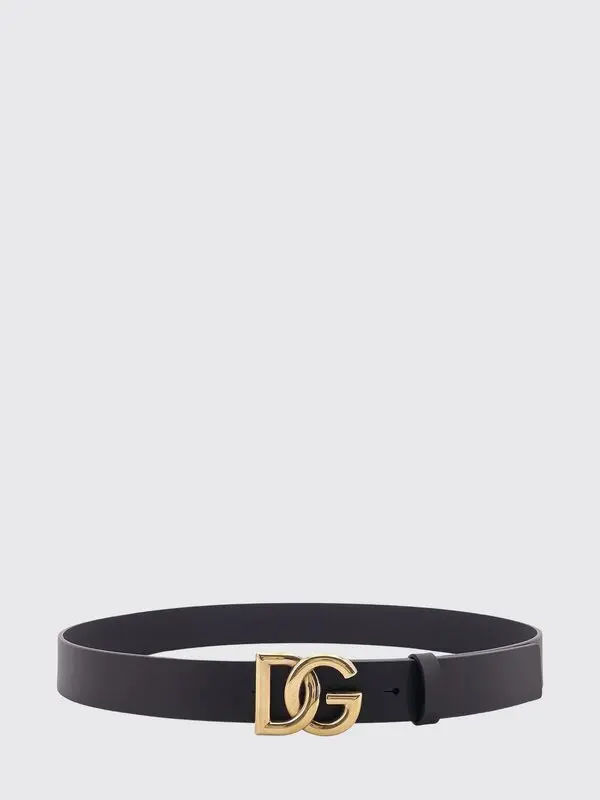 Dolce & Gabbana Dg Logo Belt - Black