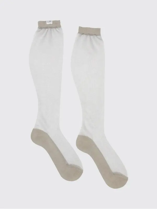 MAISON MARGIELA Cotton Blend Socks - Grey