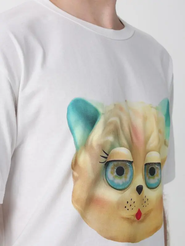 Valentino Garavani Printed Cotton T-shirt - Ivory