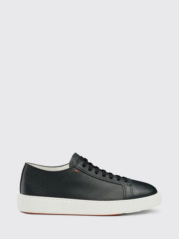 Santoni Calfskin Leather Sneakers