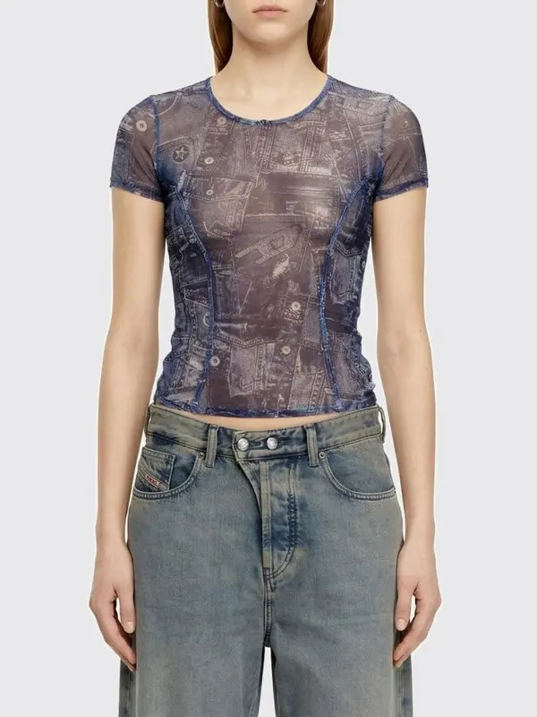 DIESEL® Printed Jersey Top