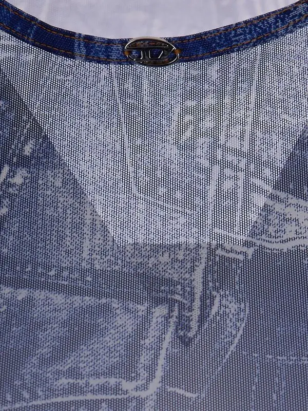 DIESEL® Printed Jersey Top