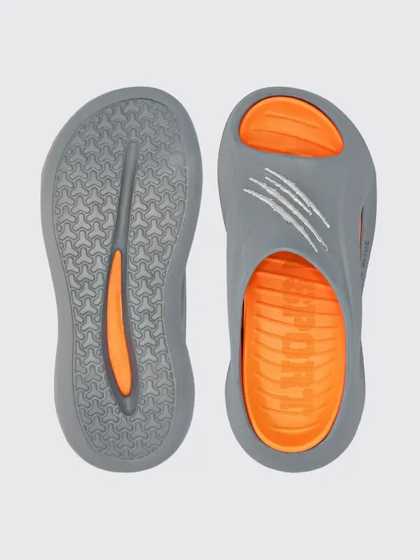PLEIN SPORT Rubber Sliders - Orange