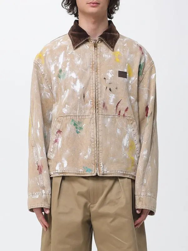 Moschino Printed Cotton Shirt Jacket