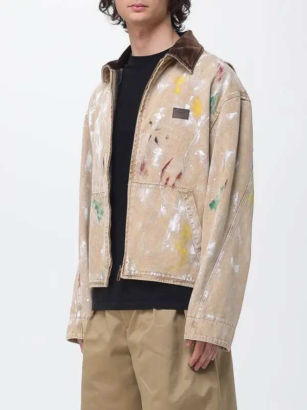 Moschino Printed Cotton Shirt Jacket