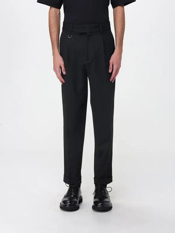 PAOLO PECORA Tailored Trousers - Black