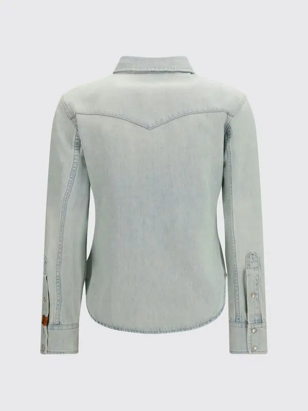 Jacob Cohen Cotton Denim Shirt With Applied Pockets