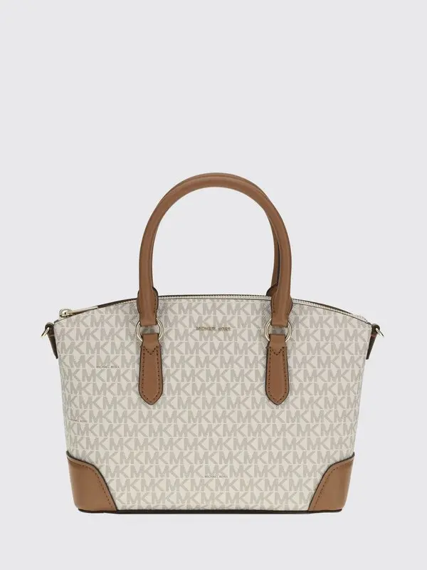 Michael Kors Murphy Medium Signature Logo Handbag - Cream