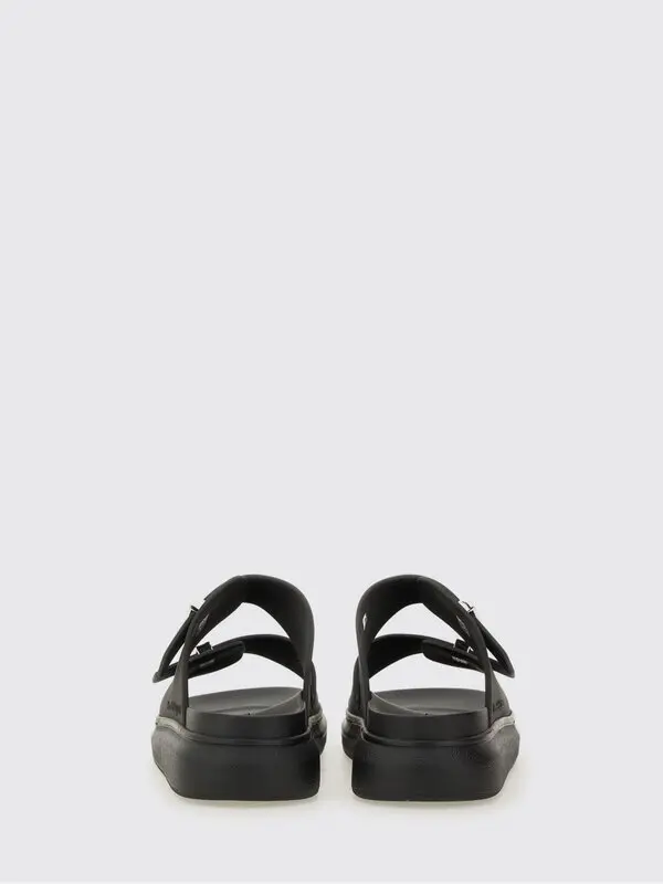 Alexander McQueen Hyrid Rubber Sandal - Black