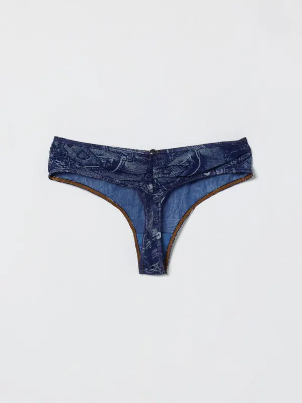 DIESEL® Briefs With Patchwork Denim Effect Print