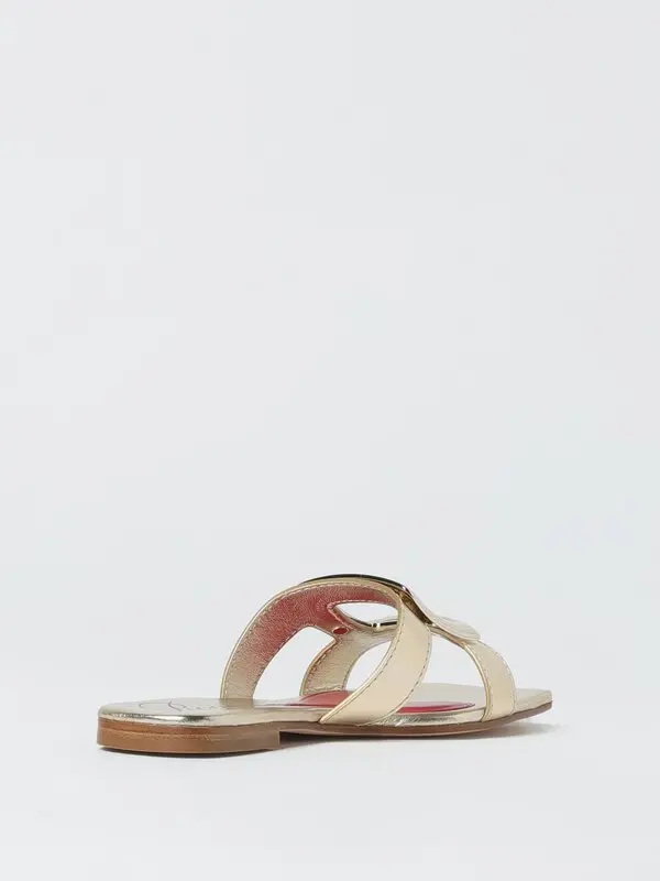 ROGER VIVIER Flat Sandals - Gold