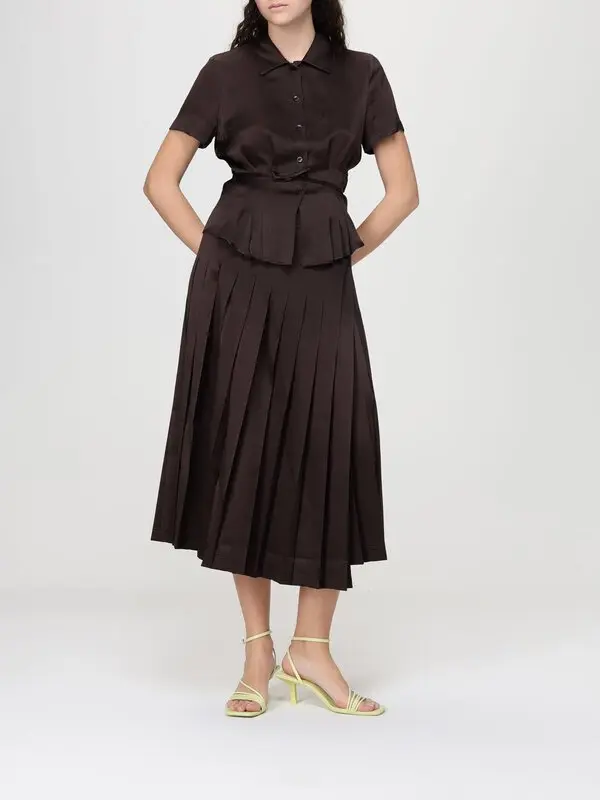 SEMICOUTURE Silk Blend Skirt