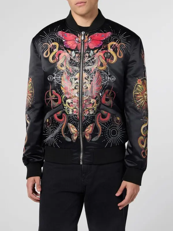 Philipp Plein Embellished Bomber Jacket