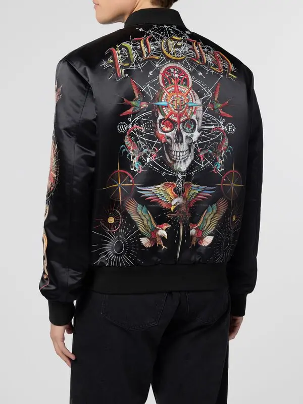 Philipp Plein Embellished Bomber Jacket