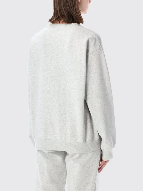 SPORTY & RICH Monogram Cotton Crewneck Sweatshirt