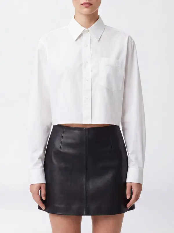 Alexander Wang Long-sleeved Cotton Shirt - White