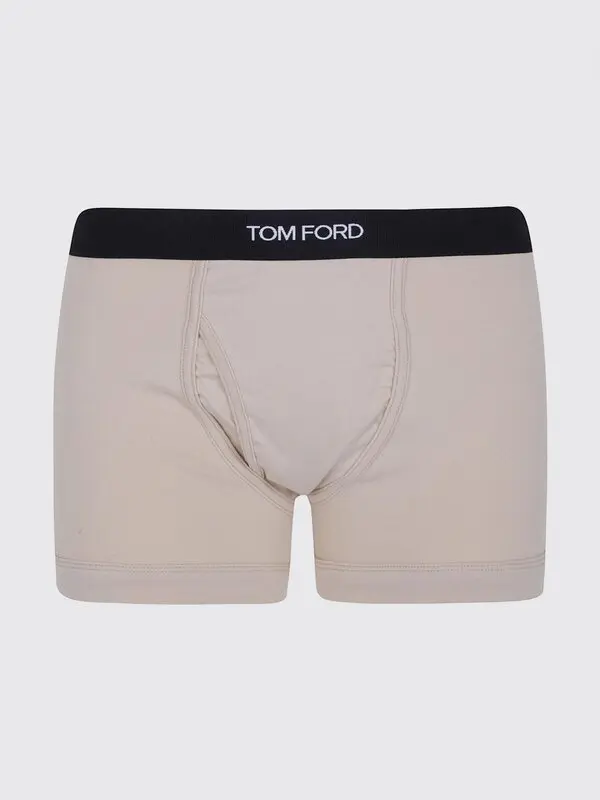 TOM FORD Stretch-cotton Boxer Briefs With Logo Waistband - Pink