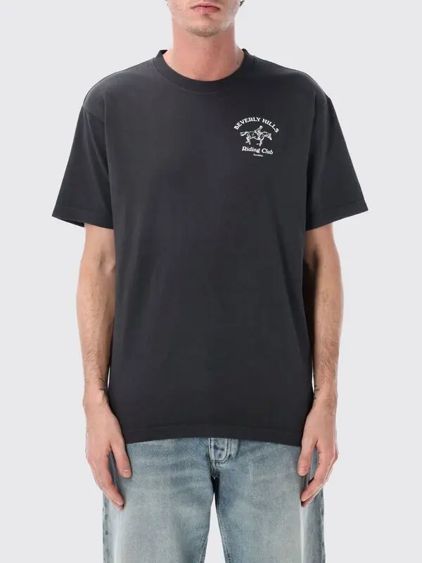 SPORTY & RICH Cotton Logo T-shirt