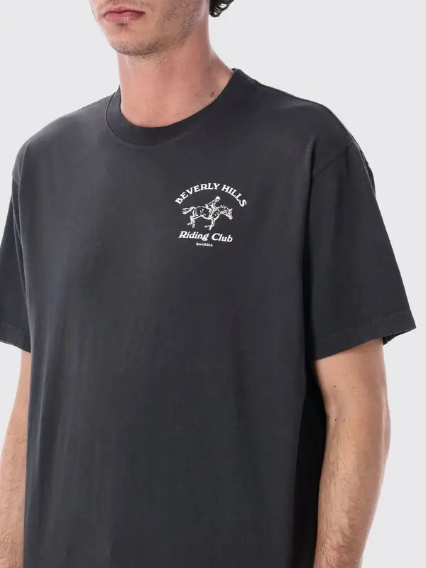 SPORTY & RICH Cotton Logo T-shirt