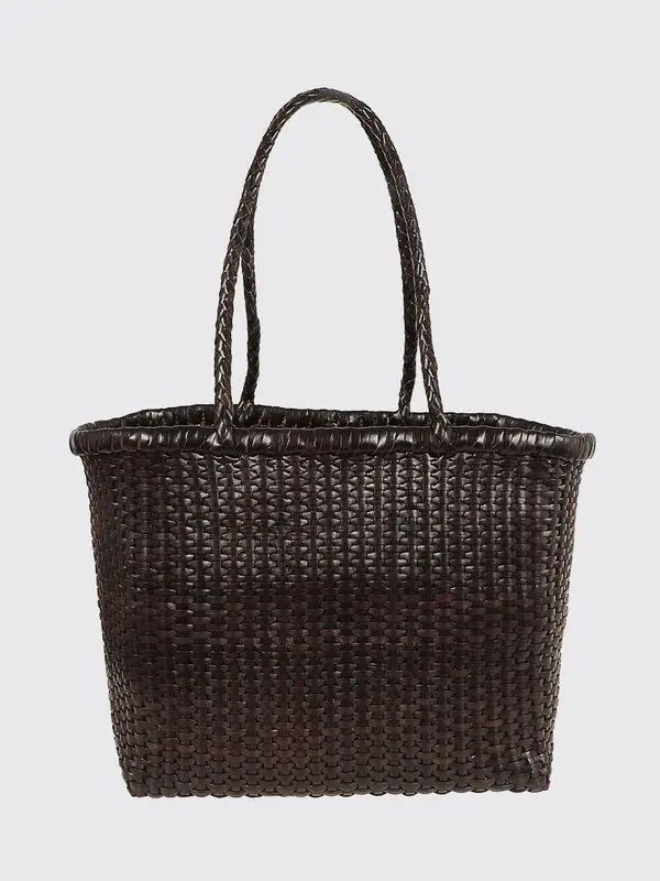 Dragon Diffusion Woven Leather Bag - Brown