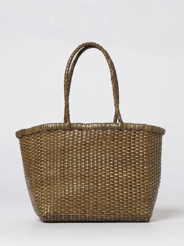 Dragon Diffusion Woven Leather Bag - Kaki