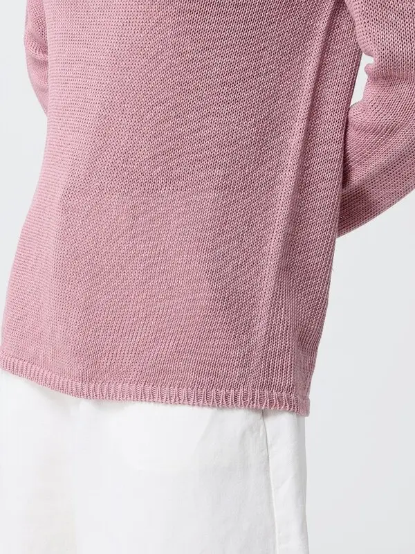 Max Mara Linen Knit Top - Peony