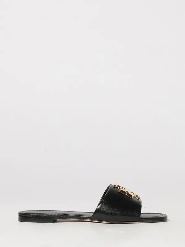 Tory Burch Eleanor Leather Mules - Black