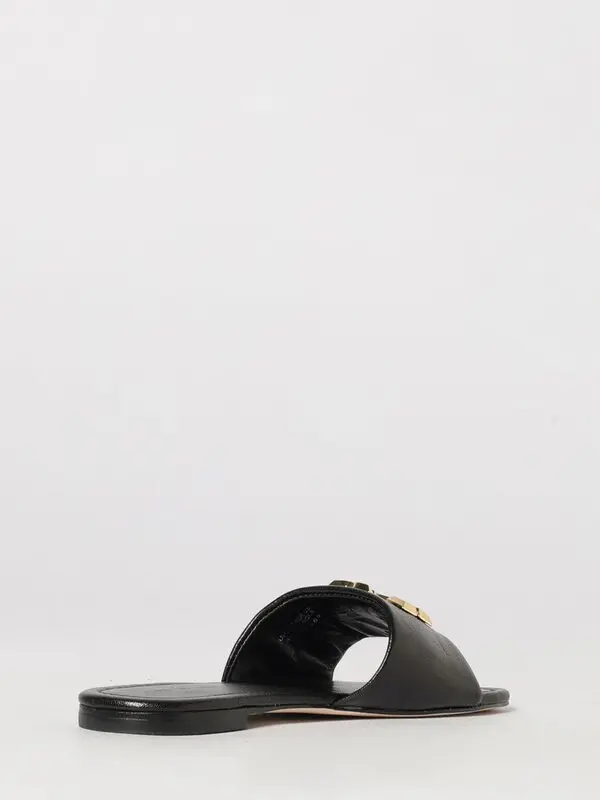 Tory Burch Eleanor Leather Mules - Black