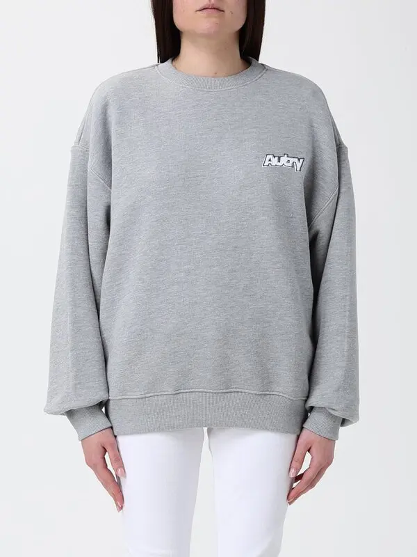AUTRY Cotton Blend Crew Neck Sweatshirt